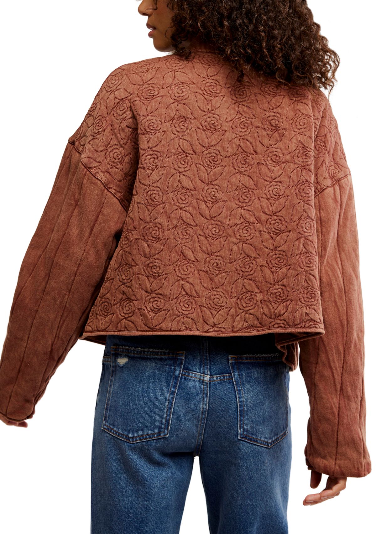 Free People Rose Zip-Up Sweatshirt | Belk