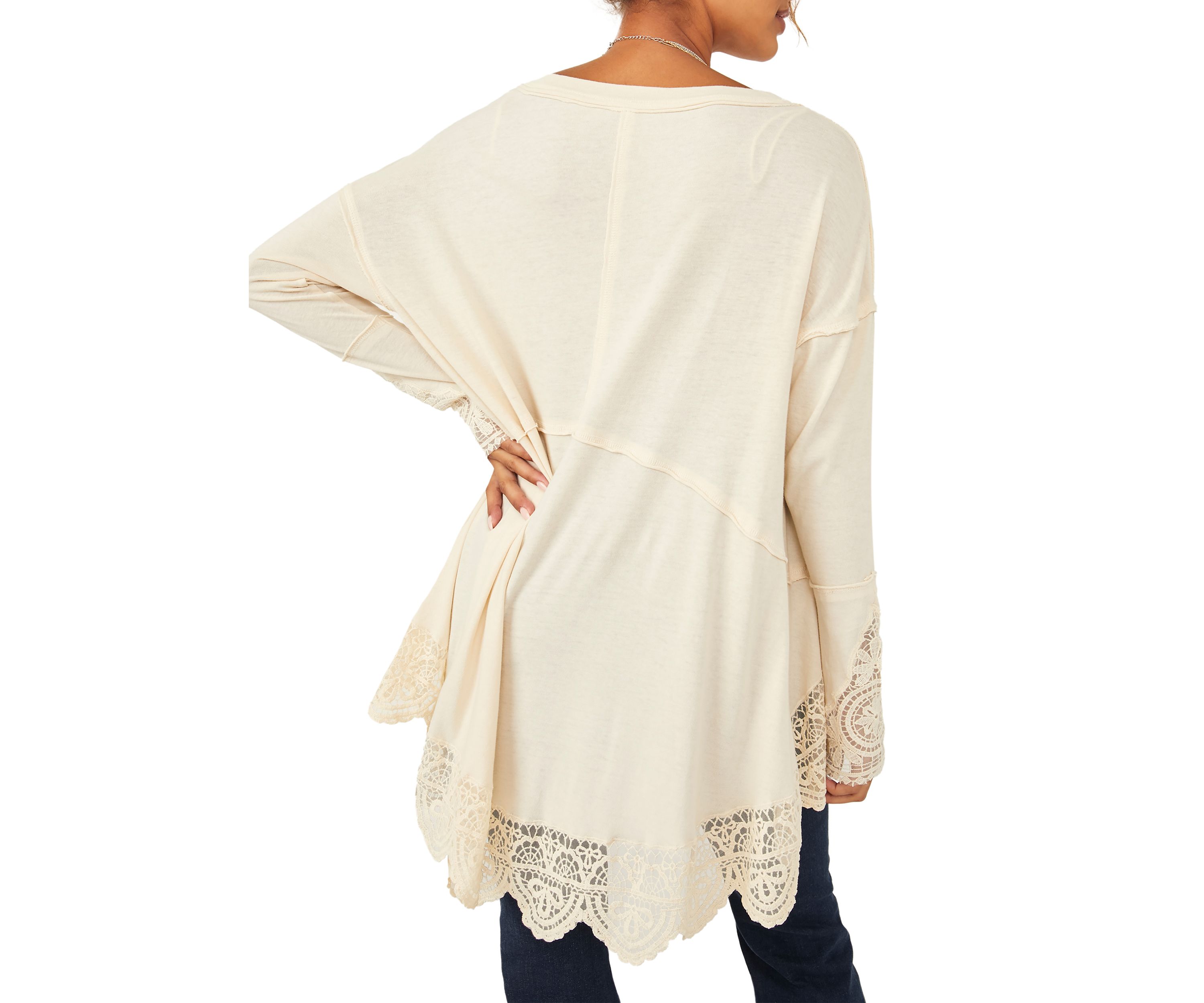 Free People Slouchy Shirred Hem Tunic | Belk