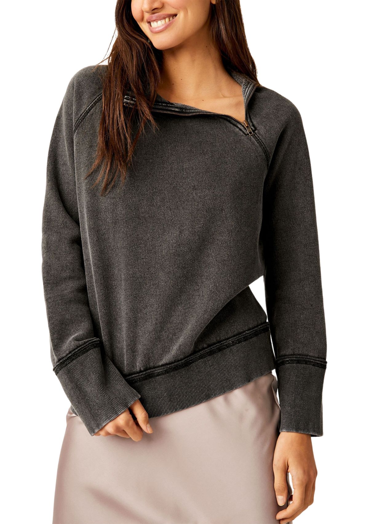 Free People Just a Game 1/2 Zip Sweater | Belk