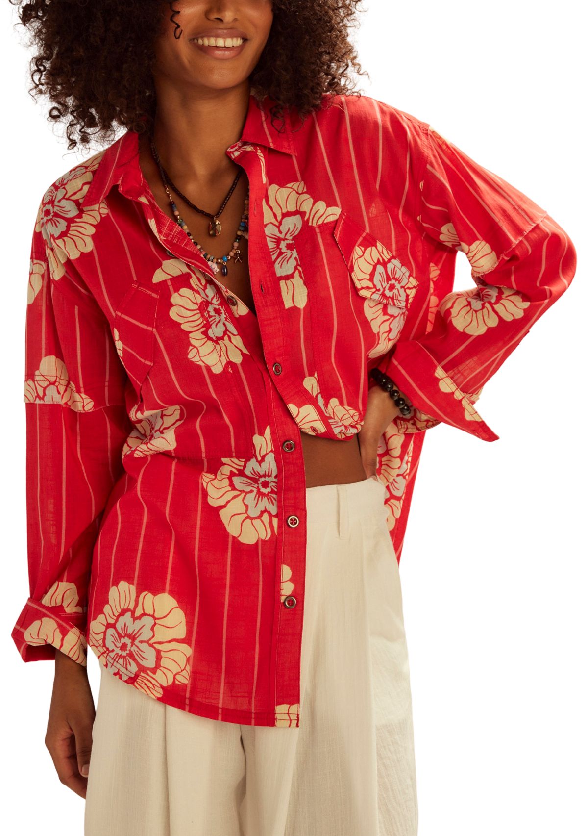Free People We The Free Flower Shirt | Belk