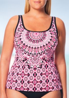 Beach House Plus Size Mystic Beach Tankini Swim Top | belk