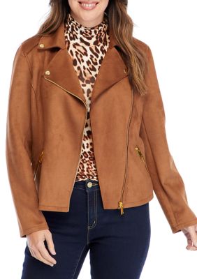 philosophy Women's Faux Suede Moto Jacket | belk