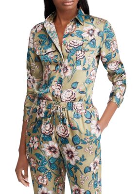 Lauren Ralph Lauren Floral-Print Button-Down Shirt | belk