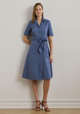 Lauren Ralph Lauren Women's Cotton-Blend Shirtdress | belk