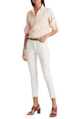 Lauren Ralph Lauren Striped Linen Shirt | belk