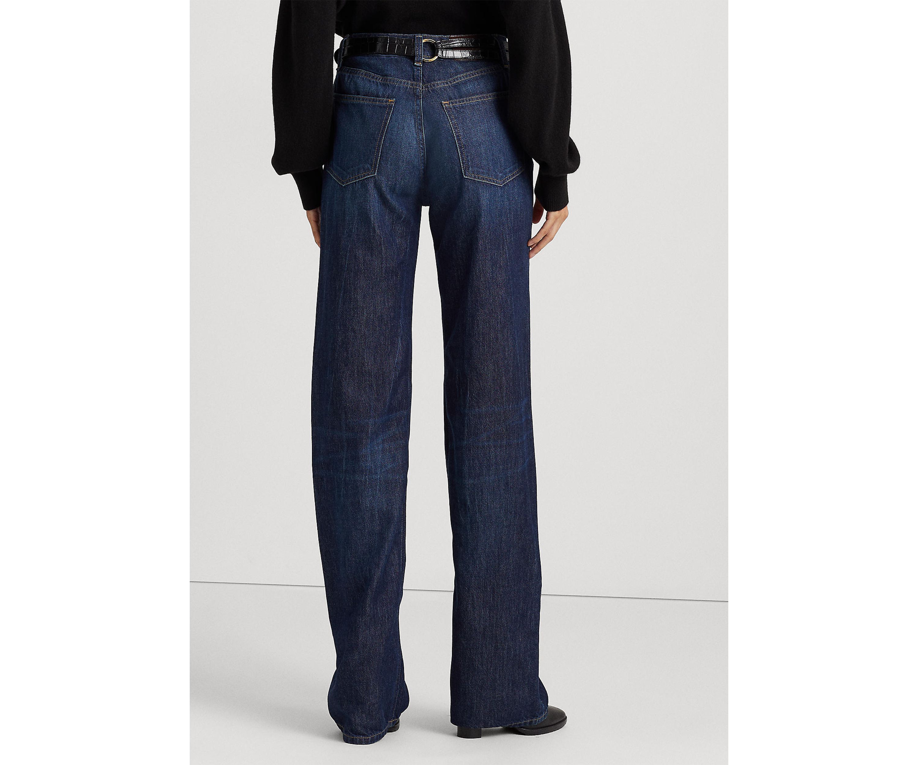 Lauren Ralph Lauren High Rise Relaxed Straight Jeans | Belk