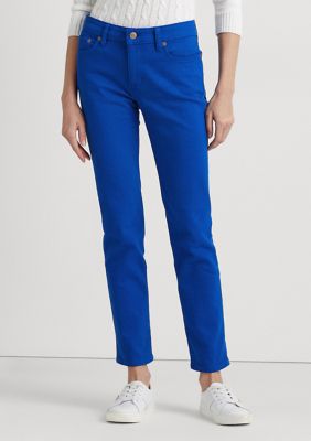 Lauren Ralph Lauren Mid-Rise Straight Ankle Jeans | belk