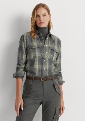 Lauren Ralph Lauren Plaid Twill Shirt | belk