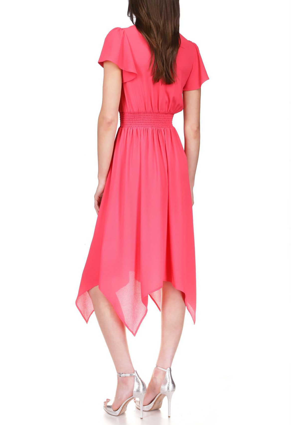 MICHAEL Michael Kors Women's Solid Handkerchief Hem Dress | Belk