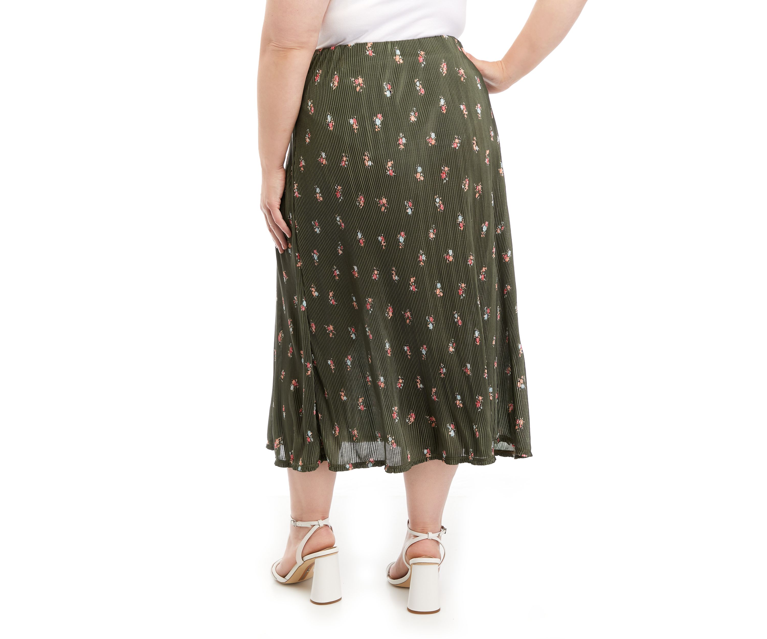 Fire Plus Size Bodre Midi Skirt | Belk