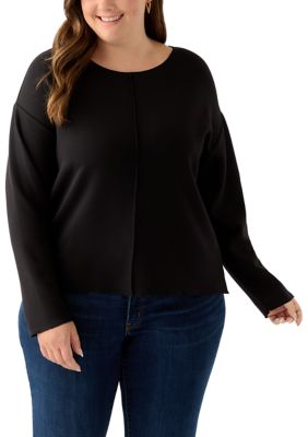 ZAC & RACHEL Plus Size Long Sleeve Freeflow Top | Belk