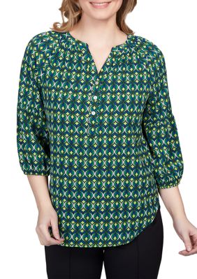 Ruby Rd Plus Size Geometric Print Tunic Top | belk