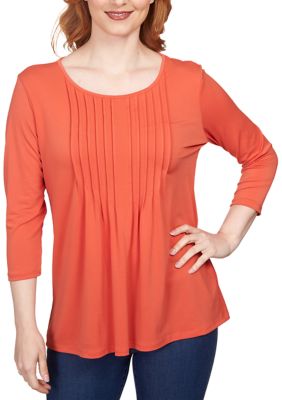Ruby Rd Women's Pleated Top | belk