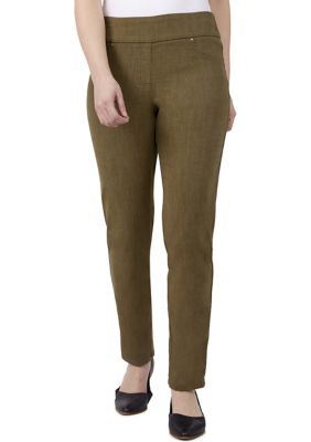 Ruby Rd Women's Pull On Stretch Colored Denim Pants | belk