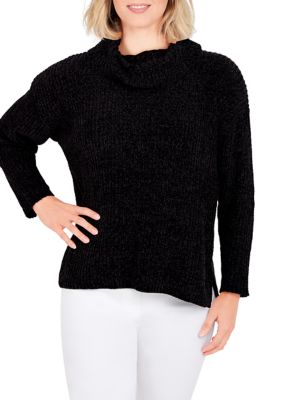 Ruby Rd Petite Solid Chenille Sweater | belk