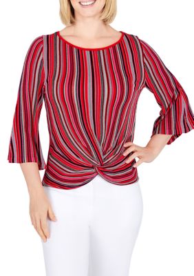 Ruby Rd Petite Metallic Twist Sweater | belk
