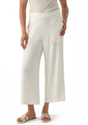 Ruby Rd Women's Relaxed Oasis Linen Capri Pants | Belk