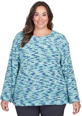 Ruby Rd Plus Size Soft Textured Sweater Flowing Top | belk