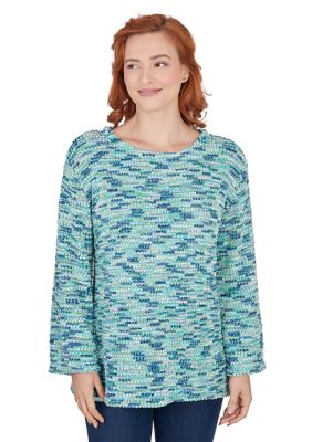 Ruby Rd Petite Soft Textured Sweater Flowing Top | belk