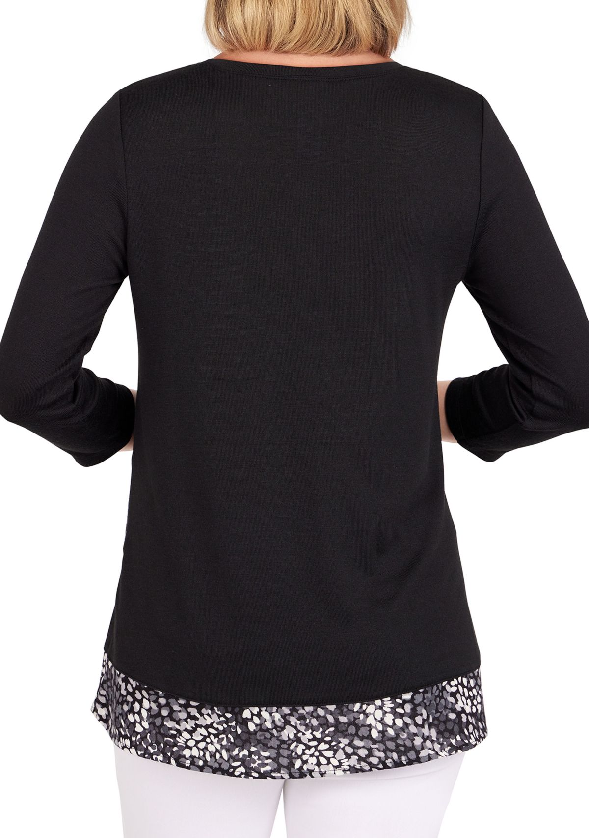 Ruby Rd Women's Easy Chic Combo Top | Belk