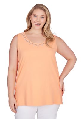 Ruby Rd Plus Size Scoop Neck Tank | belk