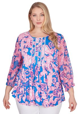 Ruby Rd Plus Size Bright Knit Top | belk