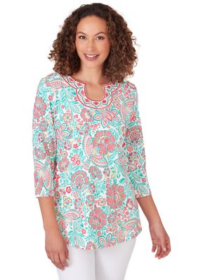 Ruby Rd Women's Rainforest Print Top | belk