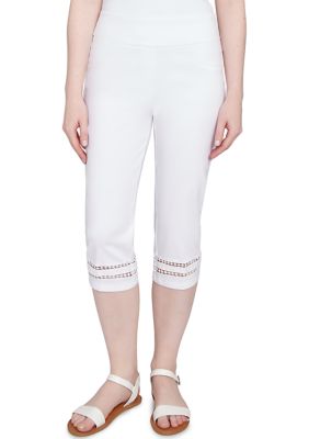 Ruby Rd Petite Dreamy Pull On Tech Clamdigger Pants | belk