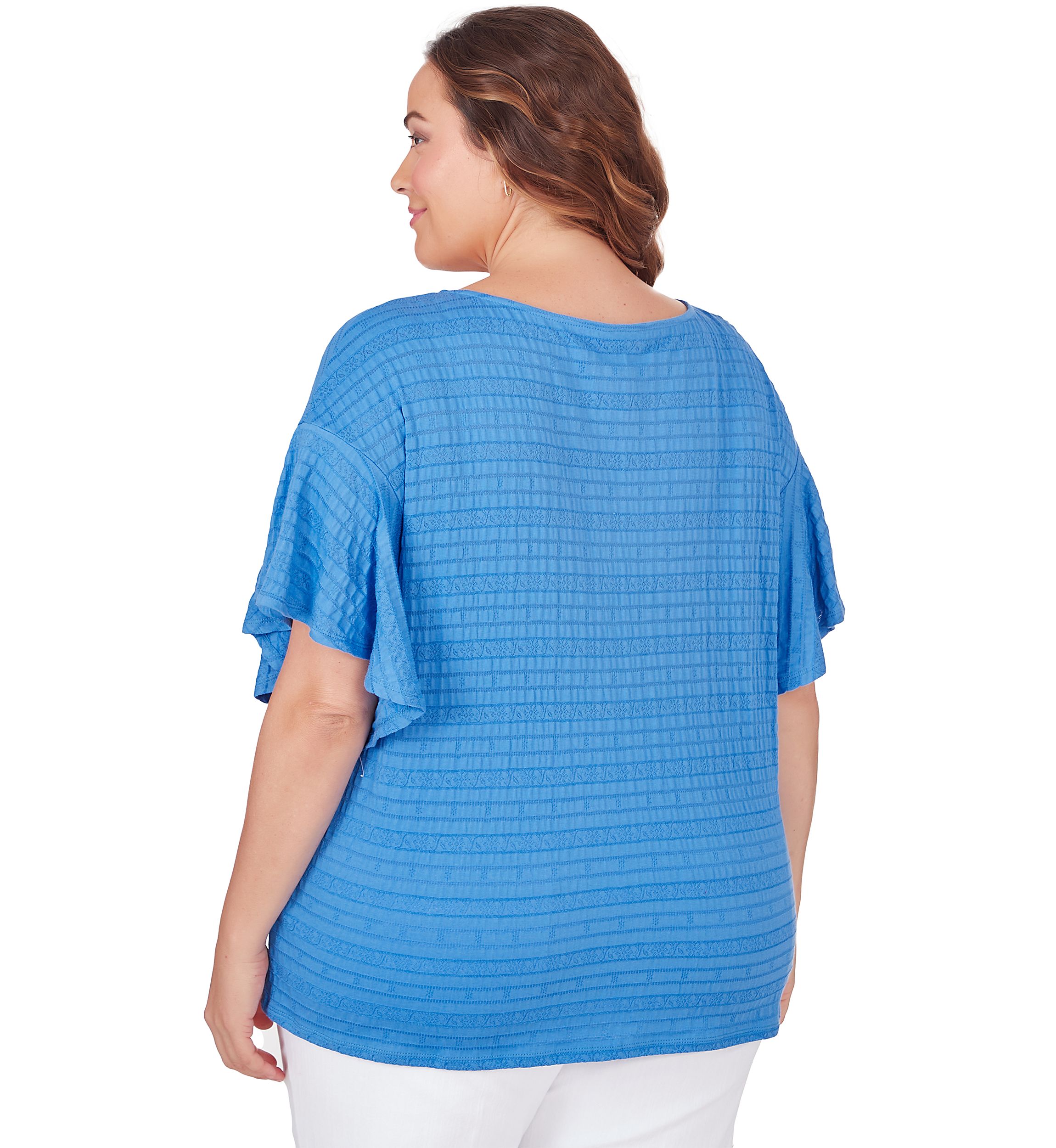 Ruby Rd Plus Size Decorative Smocked Top | Belk