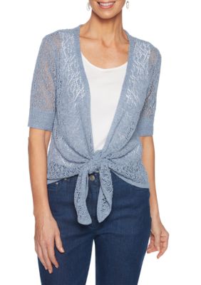 Ruby Rd Tried & True Pointelle Cardigan Sweater | belk