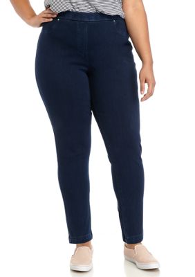Ruby Rd Plus Size Pull On Twill Pants | belk
