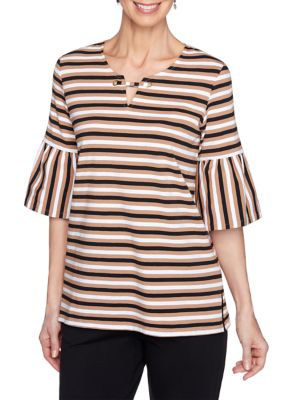 Ruby Rd Petite Must Haves Stripe Top | belk