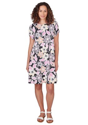 Ruby Rd Women's Floral Puff Print Dress | belk