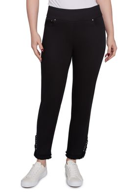 Ruby Rd Women's Luxury Pull-On Black Denim Jeans | Belk