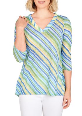 Ruby Rd Petite Must Haves I Tencel Twill Top | belk