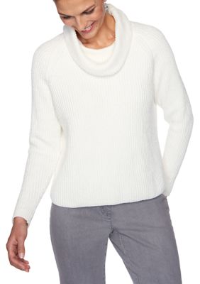 Ruby Rd Petite Instaglam Cowl Neck Chenille Sweater | belk