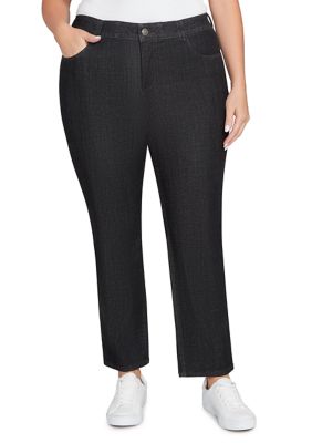 Ruby Rd Plus Size Terry Denim Bootcut Jeans | Belk