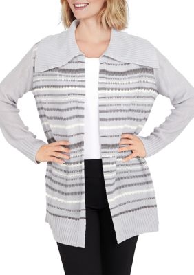 Ruby Rd Women's Multi Stripe Cardigan | belk