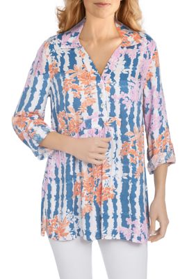 Ruby Rd Women's Pleated Woven Top | belk