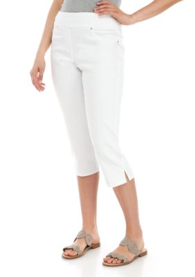 Ruby Rd Petite Stretch Denim Capris | belk