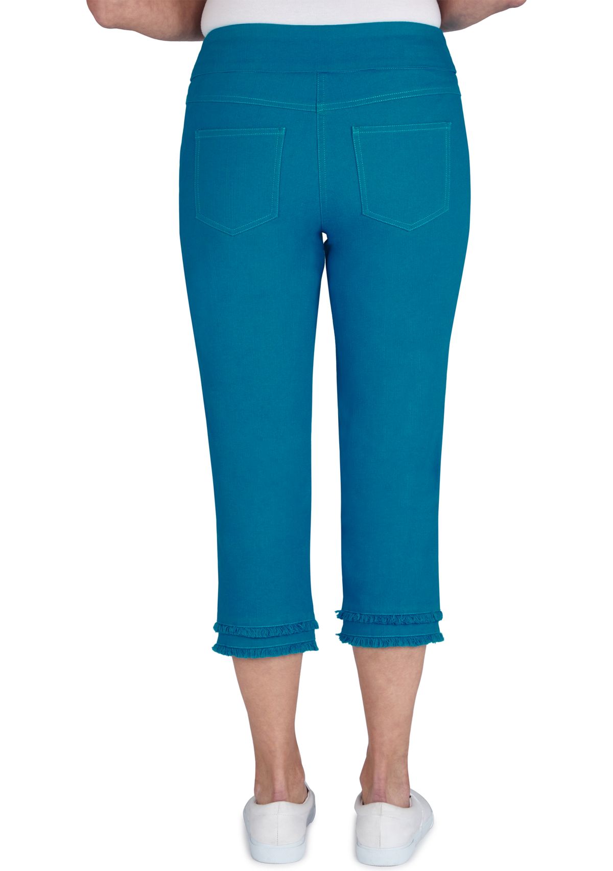 Ruby Rd Plus Size Extra Stretch Flared Hem Denim Pants | Belk