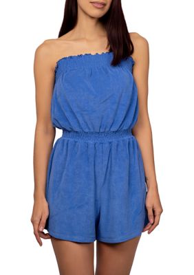 Jordan Taylor Women's Terry Smocked Romper | belk
