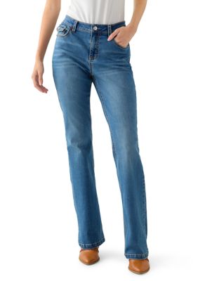 Vanilla Star Women's Back Flap Boot Cut Jeans | Belk