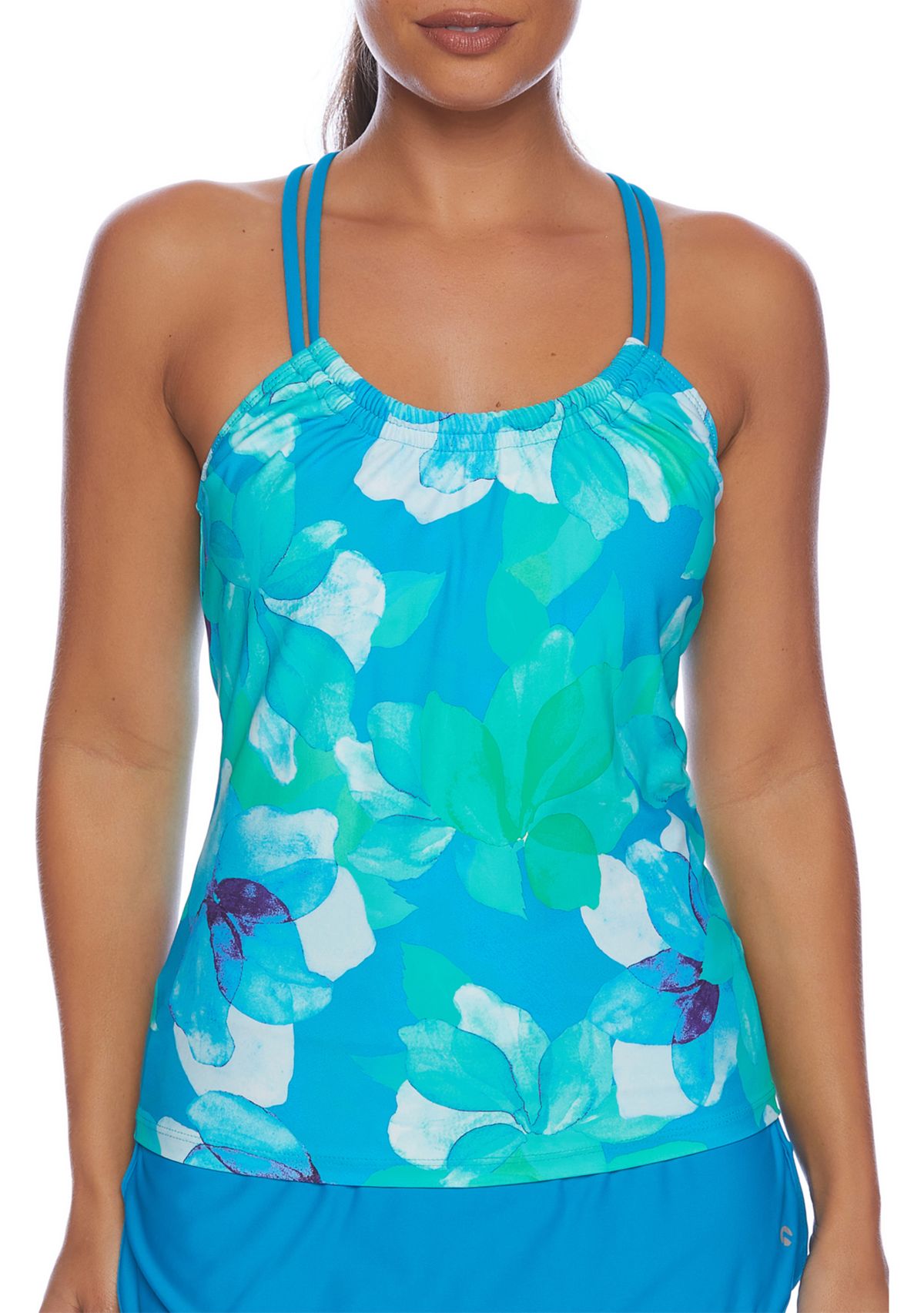 NEXT by Athena Cloudbreak Third Eye Tankini Swim Top | Belk
