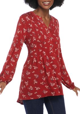 Wonderly Women's Tunic Henley Top | belk