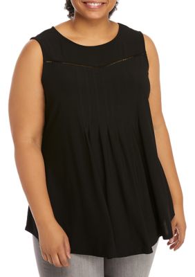 New Directions® Plus Size Solid Swing Top | belk