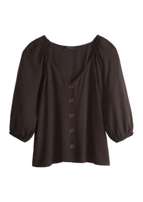 Sanctuary Modern Button Front Top | belk