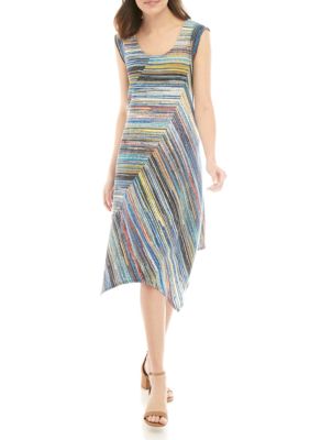 New Directions® Cap Sleeve Printed Swing Dress | belk