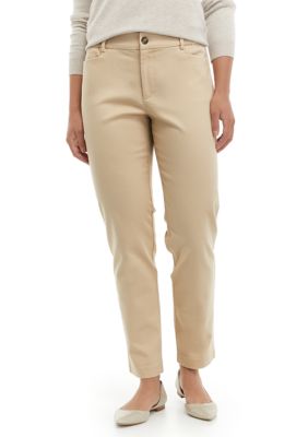 Wonderly Women's Elastic Straight Back Pants | belk
