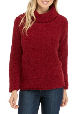 New Directions® Women's Studio Cozy Funnel Solid Pullover | belk